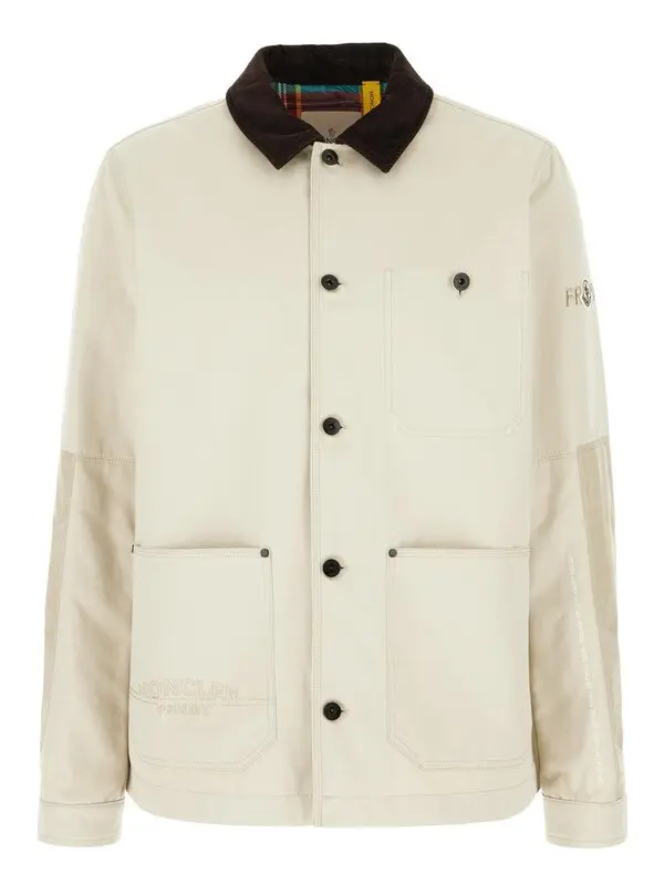 Moncler Casual Jacket With Classic Collar - Multicolor