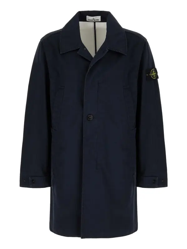 Stone Island Buttoned Collared Jacket - Multicolor