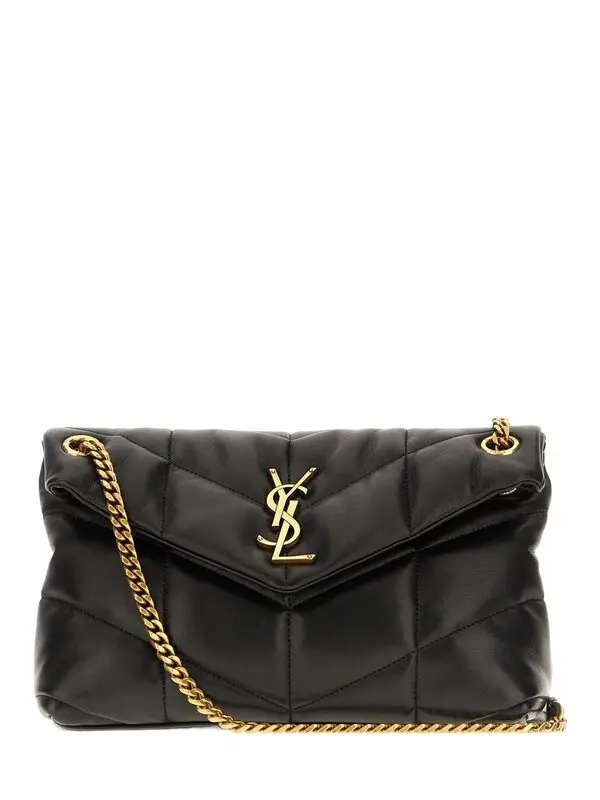 Saint Laurent Quilted Chain Shoulder Bag - Multicolor