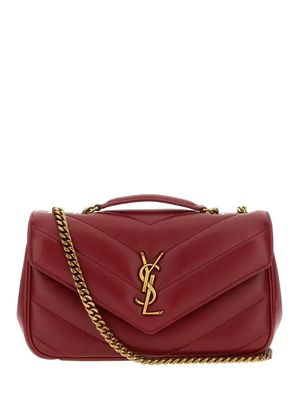 Saint Laurent Quilted Leather Shoulder Bag - Multicolor
