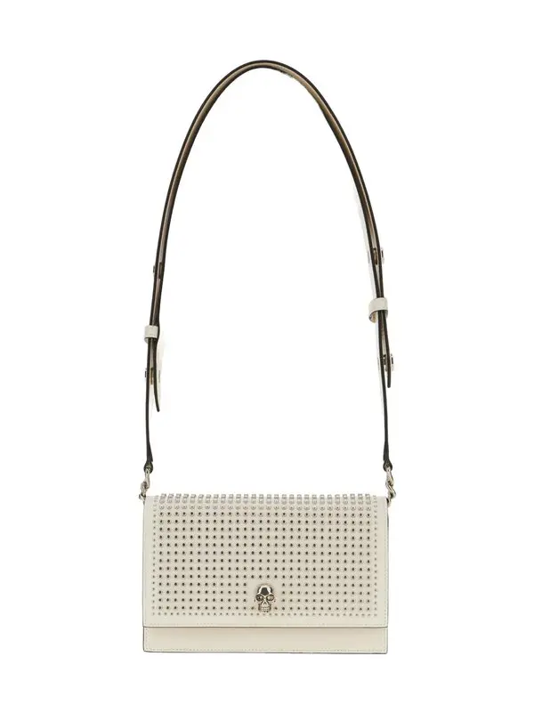Alexander McQueen Studded Skull Clasp Bag - Multicolor