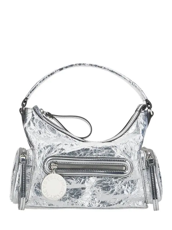 Stella McCartney Silver Metallic Shoulder Bag - Multicolor