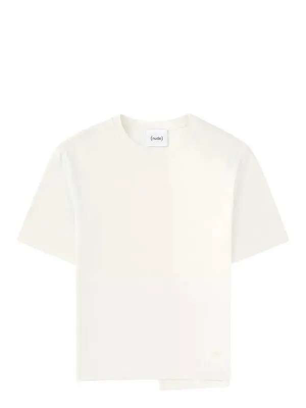 NUDE Cotton Crewneck T-shirt - White
