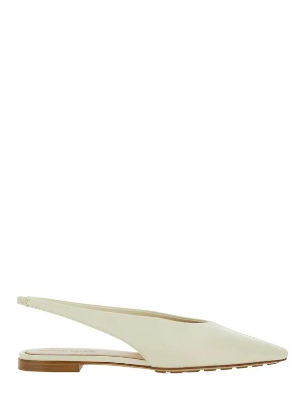 Bottega Veneta Sofia Slingback Ballerinas In Leather - Multicolor