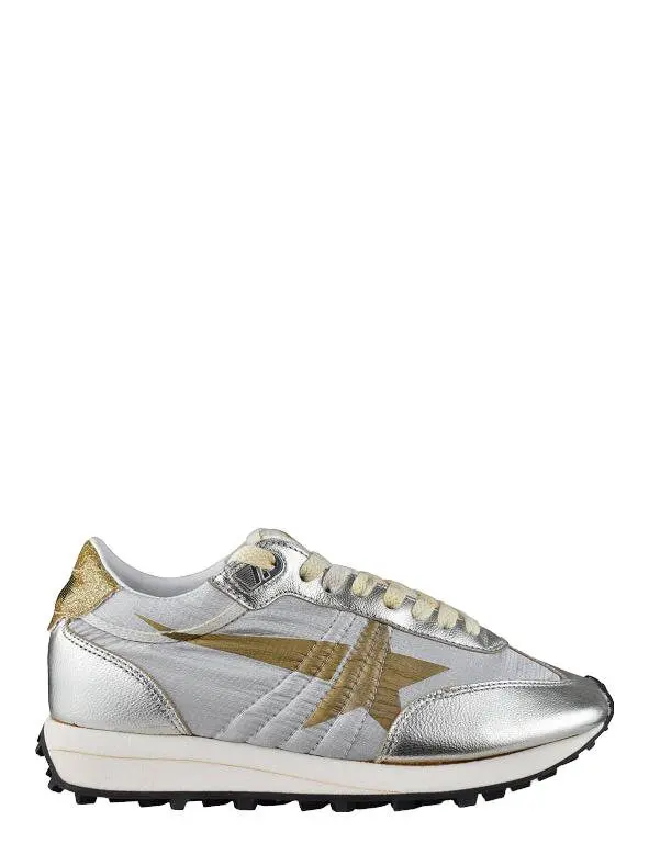 GOLDEN GOOSE Running Marathon Sneakers - Silver