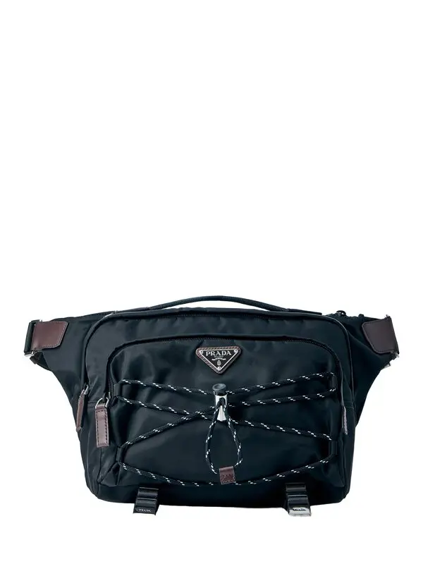Prada Speedrock Re-nylon Shoulder Bag - Black