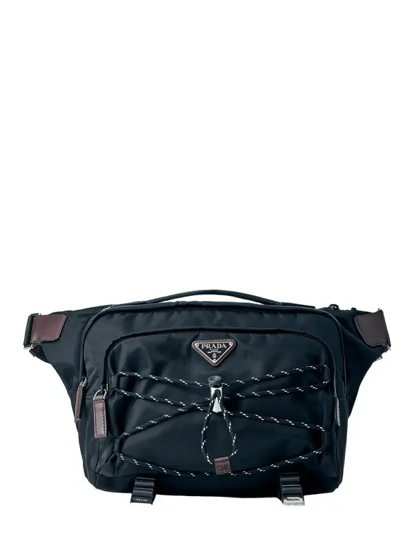 Prada Speedrock Re-nylon Shoulder Bag - Black
