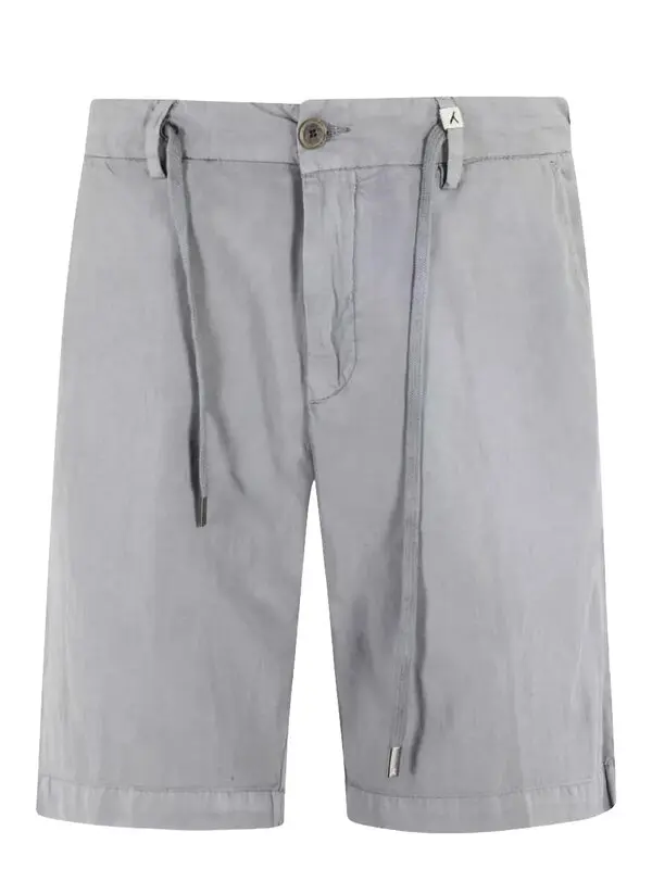 MYTHS Drawstring Waist Shorts - Grey