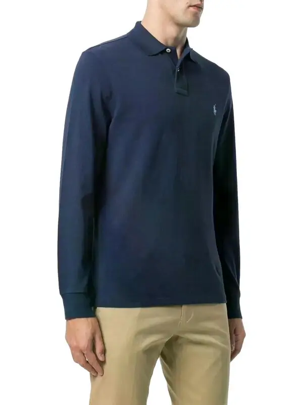 Polo Ralph Lauren Longsleeved Polo Shirt - Blue