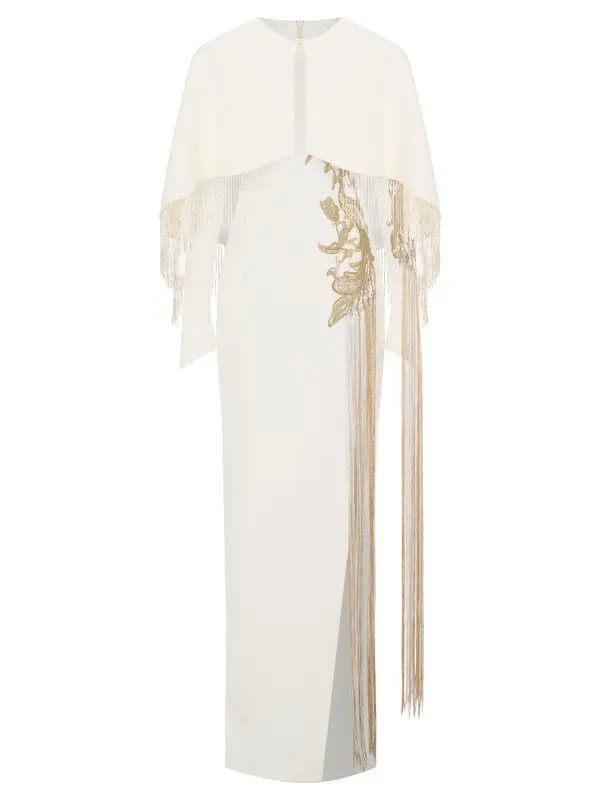 TUBA ERGIN Seraphina Maxi Gown - White