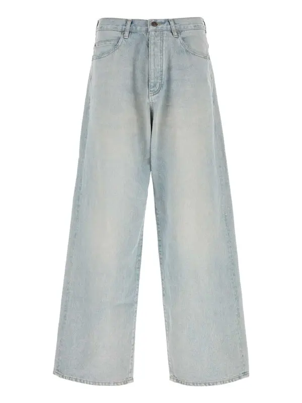Balenciaga Cotton Denim Jeans - Blue
