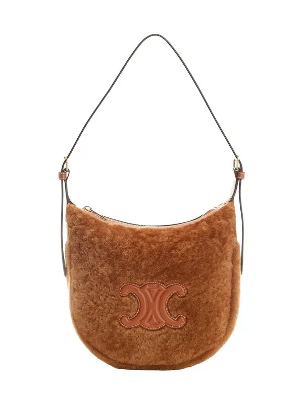 Celine Heloise Cuir Triomphe Shoulder Bag - Brown