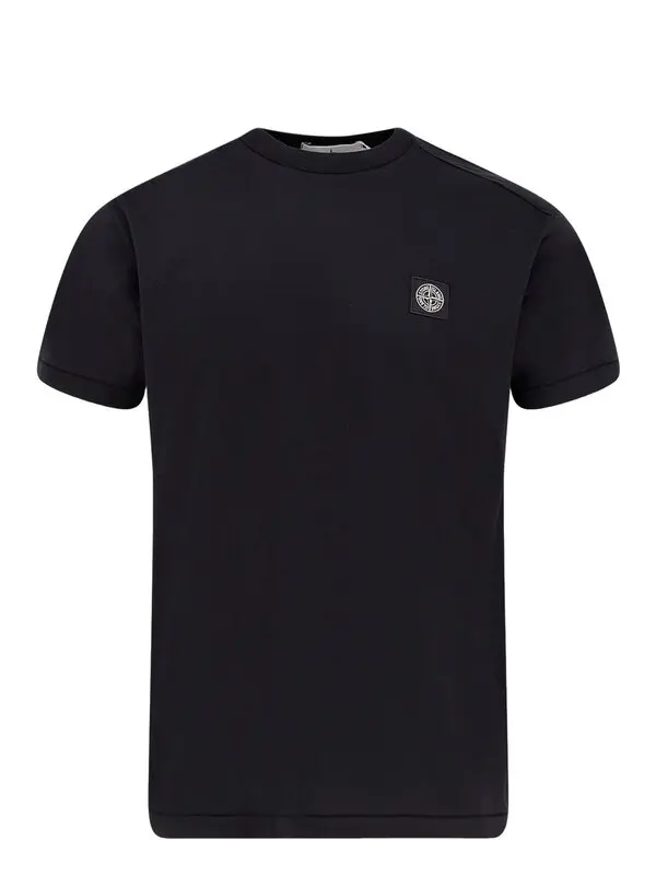 Stone Island Cotton T-shirt - Black