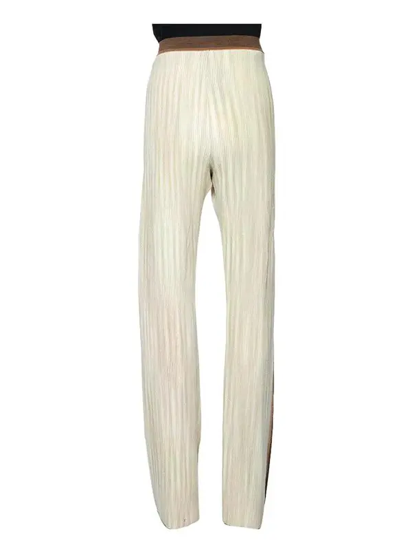 Missoni Beige Knit Flared Leg Trousers - Neutrals