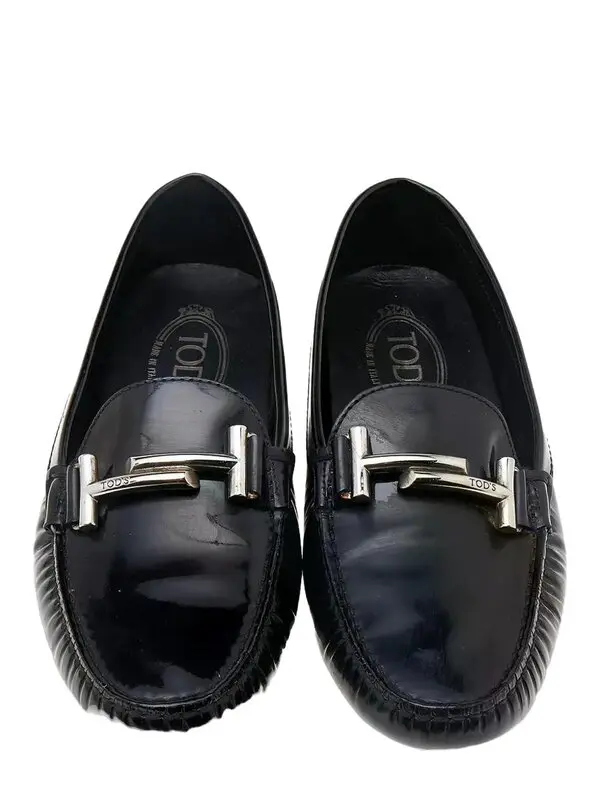 TOD'S Double T Loafers - Black