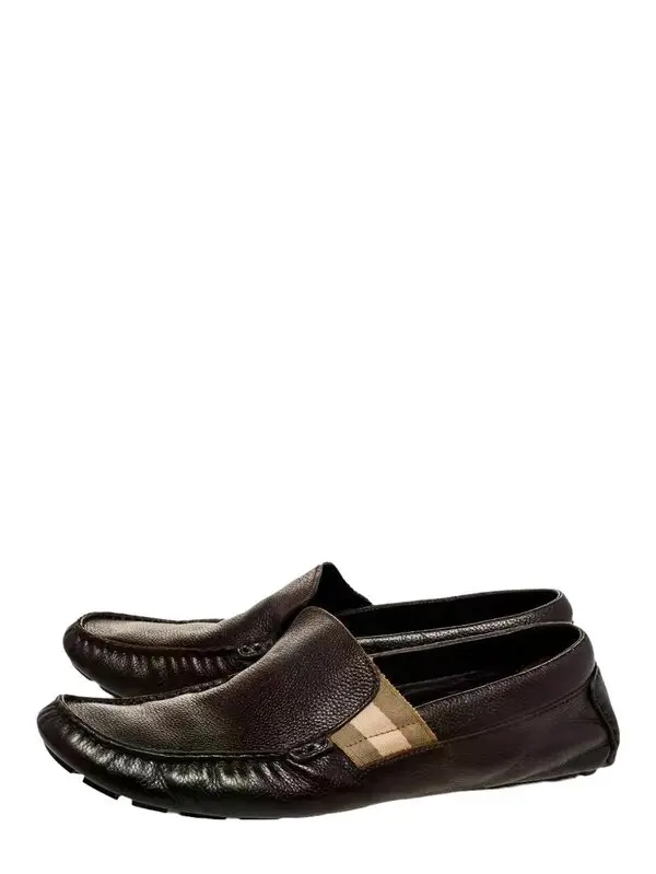 Gucci Loafers With Web Detail - Brown