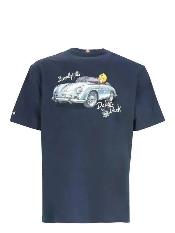 MC2 SAINT BARTH Graphic-print T-shirt - Blue