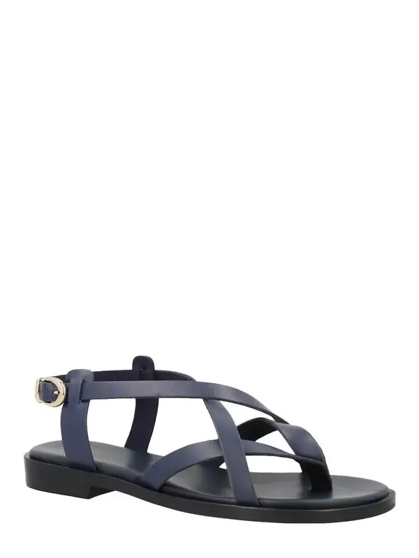 FRAU Leather Strappy Sandals - Blue
