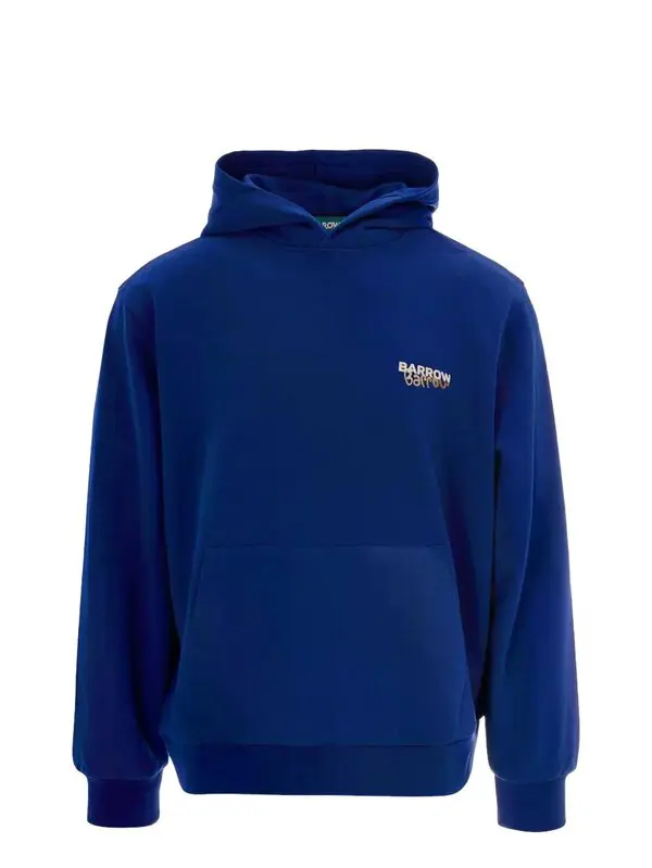 BARROW Teddy Bear Logo Hoodie - Blue