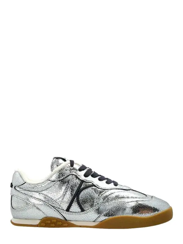 Kate Spade New York Drift Leather Sneakers - Silver