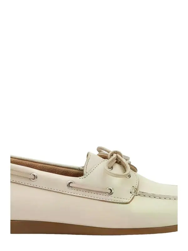 POSA Brushed Leather Loafers - Neutrals