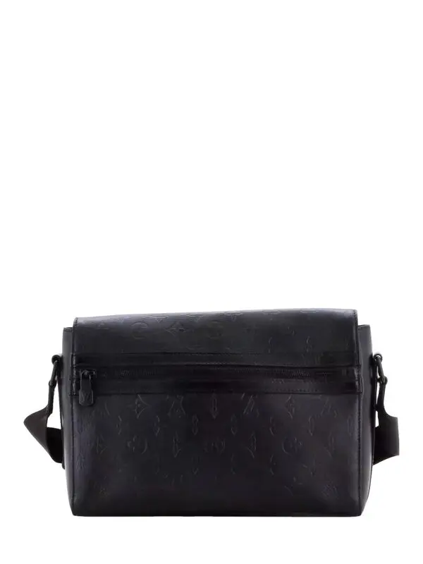 LOUIS VUITTON Monogram Shadow Leather Sprinter Messenger Bag - Black