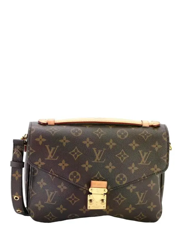 LOUIS VUITTON Pochette Metis Monogram Canvas Crossbody Bag - Brown