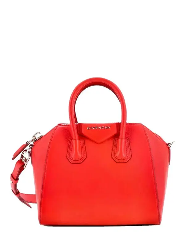 Givenchy Antigona Mini Leather Crossbody Bag - Red