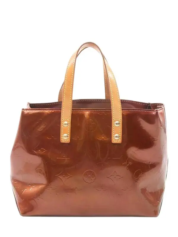 LOUIS VUITTON Monogram Vernis Reade Pm Handbag - Brown