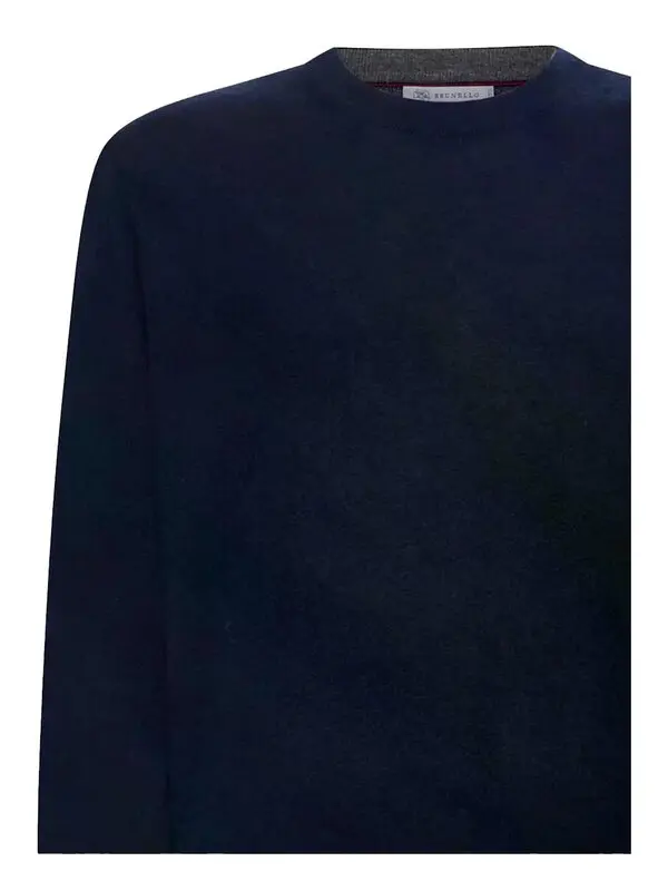 Brunello Cucinelli Cashmere Crew-neck Sweater - Blue