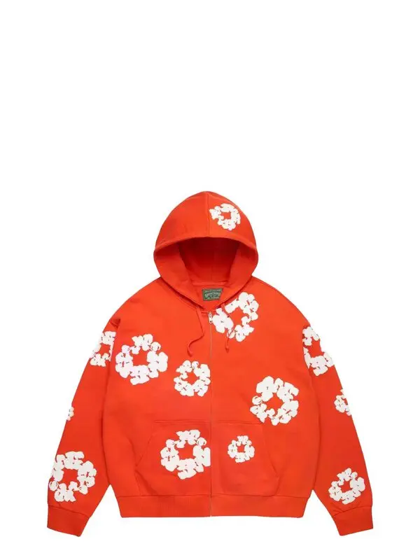 DENIM TEARS Cotton Hoodie - Orange