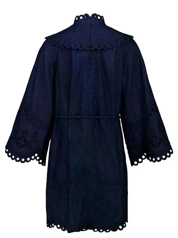 Zimmermann Mahon Mini Dress - Blue