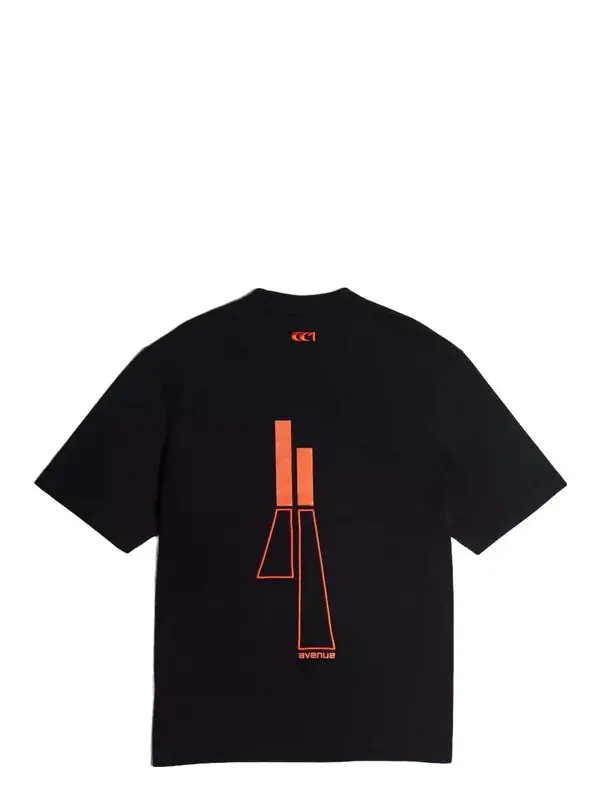 CIARAN X Parallelle Logo Print T-shirt - Black