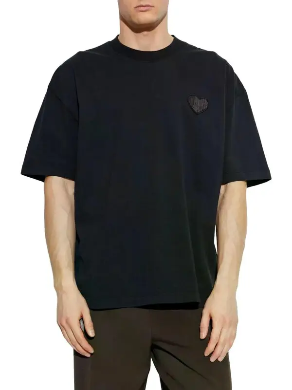 ALLSAINTS Heart-patch T-shirt - Black