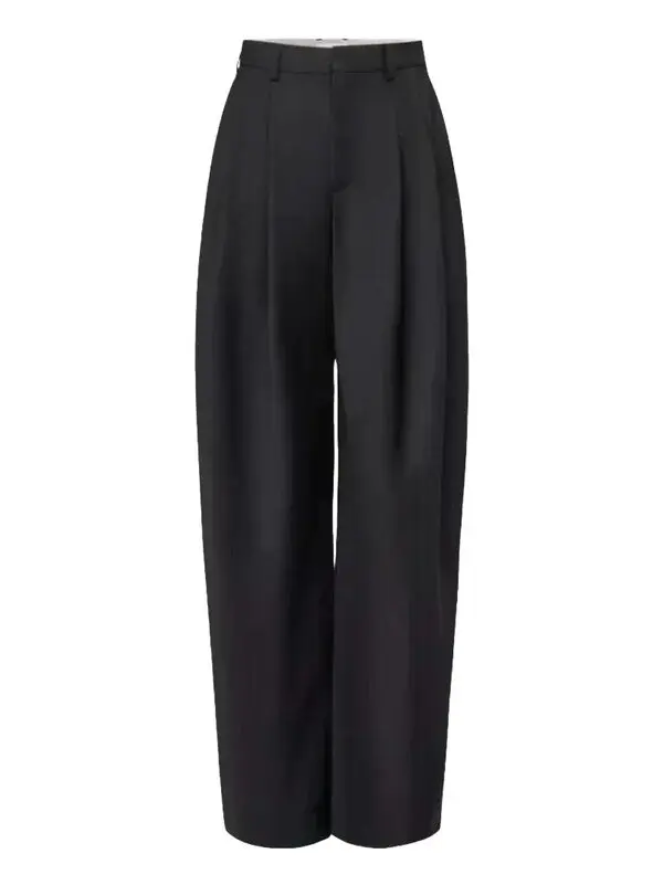DRYKORN Elicit Pleated Wide-leg Trousers - Black