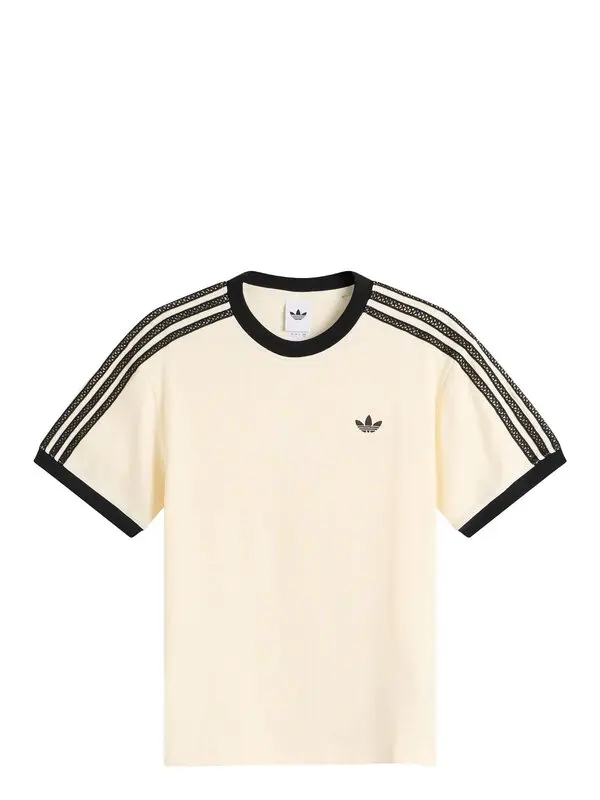 Adidas 3-stripes T-shirt - Cream White