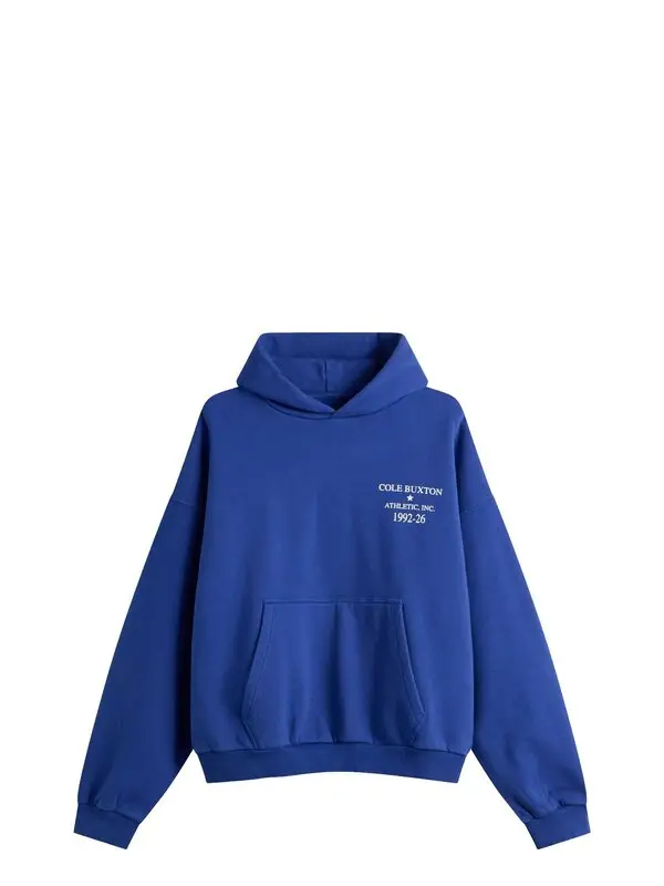 COLE BUXTON Athletic Inc. Printed Fleece Hoodie - Blue