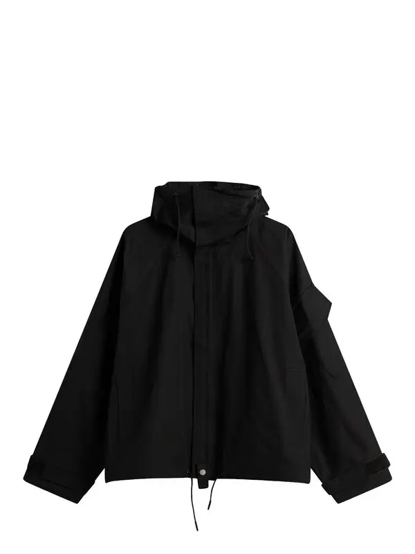 COLE BUXTON Hooded Parka Jacket - Black