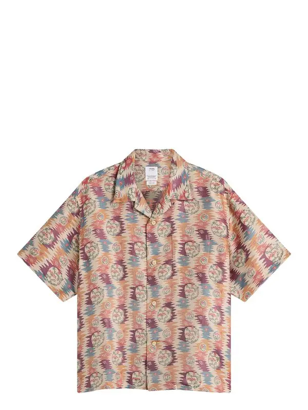 Visvim Crosby Jacquard Silk Short Sleeve Shirt - Multi