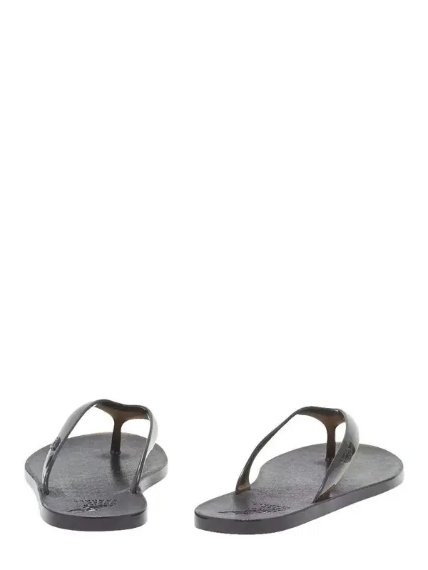 ANCIENT GREEK SANDALS Jelly Flip Flops - Black
