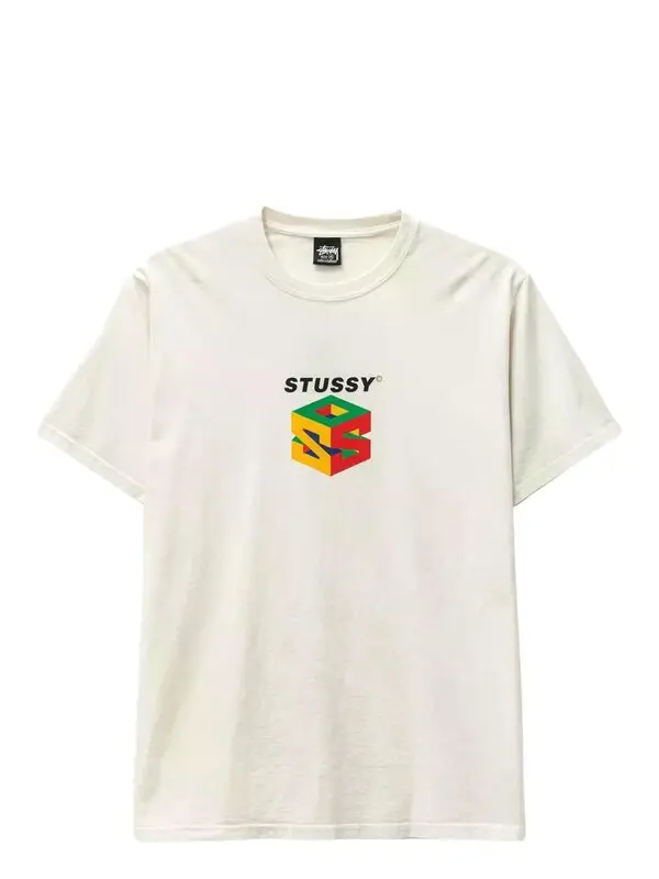 StÜssy S64 Pigment-dyed T-shirt - Neutrals