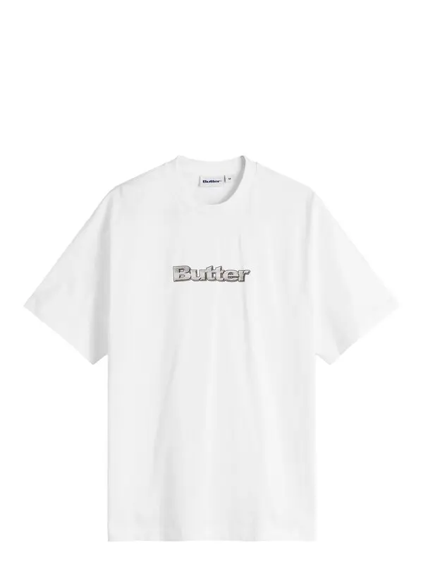 BUTTER GOODS Alloy Logo T-shirt - White