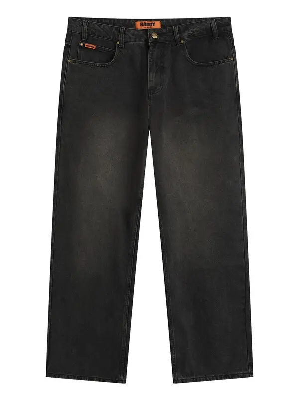 BUTTER GOODS Baggy Denim Jeans - Faded Black