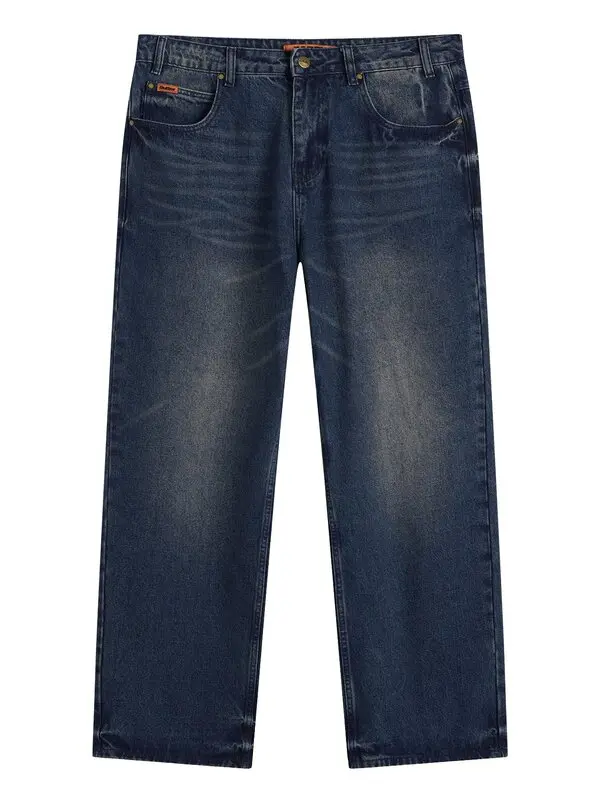 BUTTER GOODS Relaxed Fit Denim Jeans - Vintage Indigo Wash