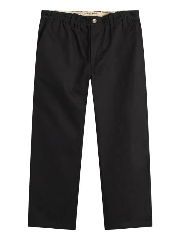 BUTTER GOODS Wide Leg Trousers - Black