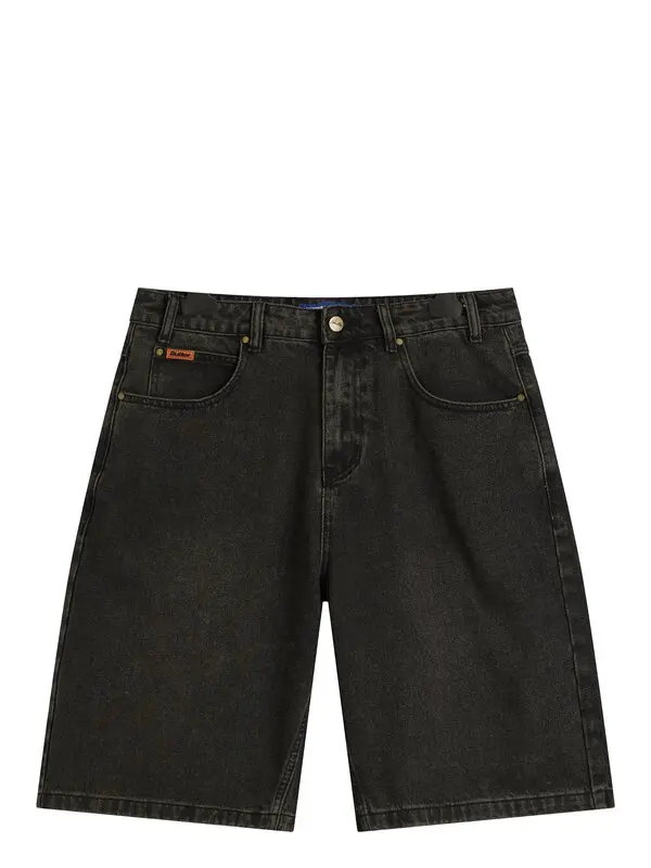 BUTTER GOODS Baggy Denim Shorts - Faded Black