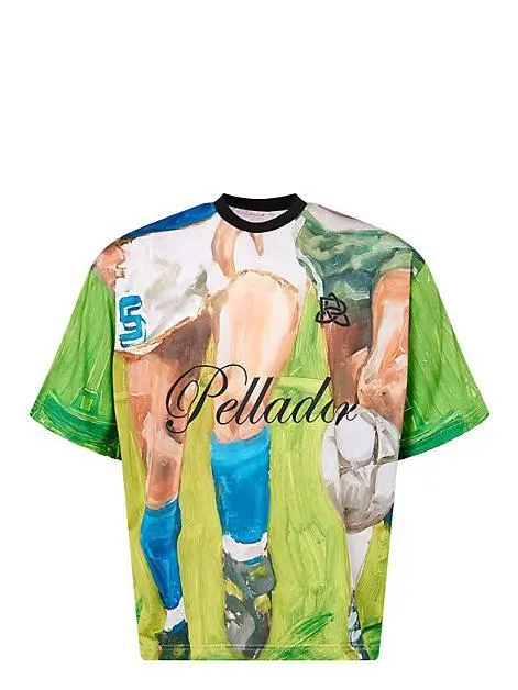 PELLADOR Graphic Print Jersey T-shirt - Multi