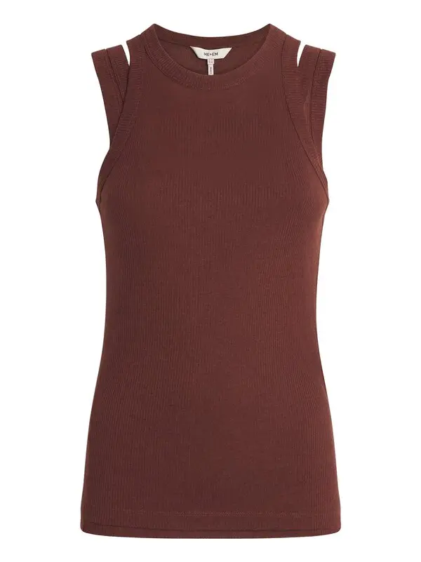 ME+EM 2-in-1 Tank Top - Brown