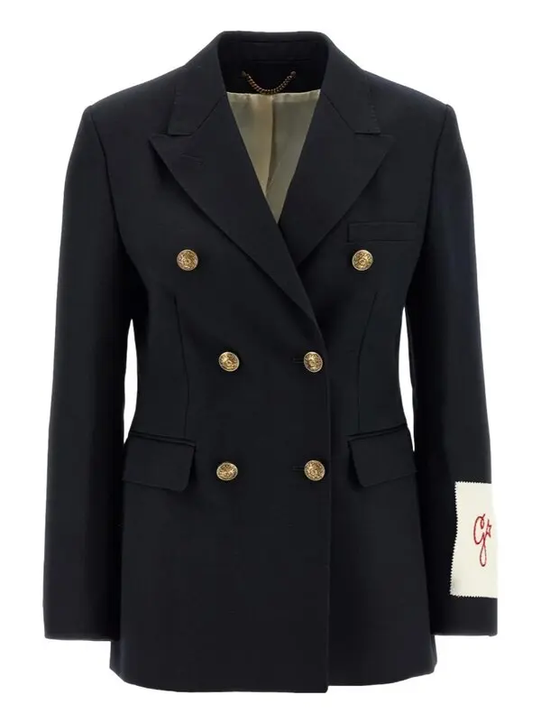 GOLDEN GOOSE Diva Double-breasted Blazer - Black