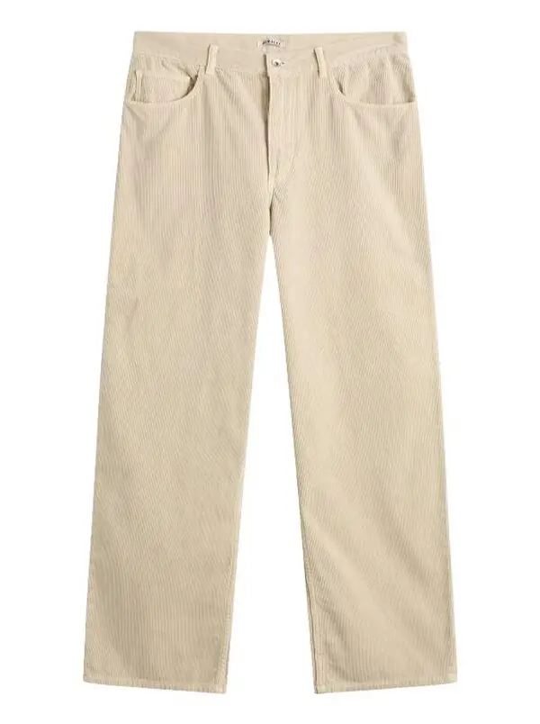Auralee Corduroy Trousers - Nude